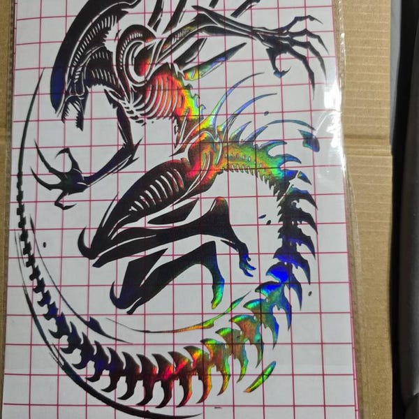 Xenomorph Abnormity Predator Alien -for-tat Silhouette Style Car ...