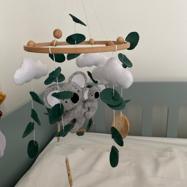 Australian Baby Mobile Australian Animals Baby Mobile Koala Baby Mobile ...
