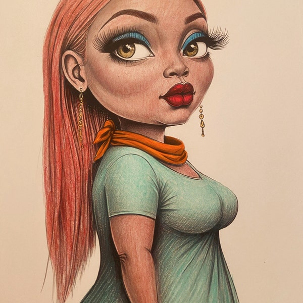 36 Adorable Black Girls-2 Coloring Pages| Cute Girls Lightly-shaded ...