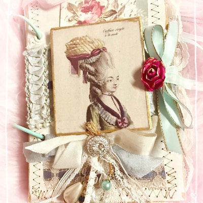 Vintage Christmas Angel, Angel Gift Tag, Mixed Media Angel Tag ...