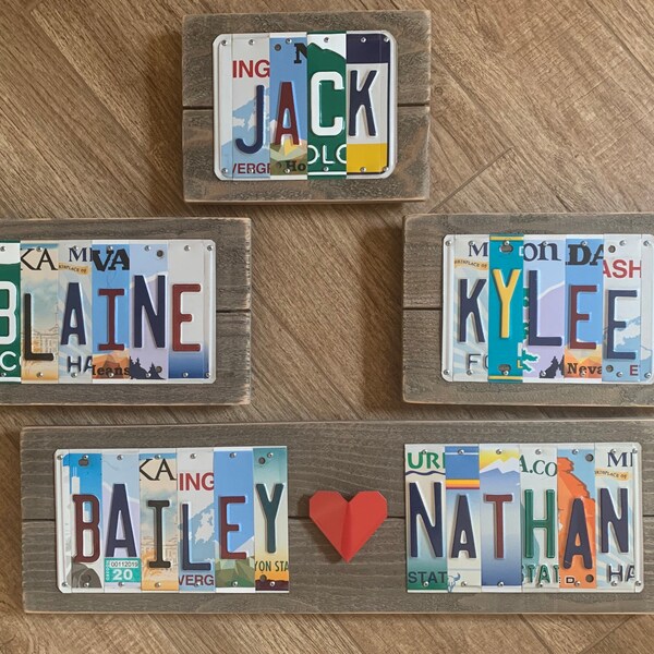 Custom Graduate and Year College Name Sign | Custom License Plate Sign ...