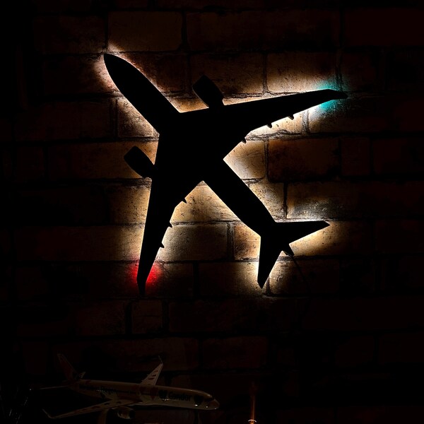 F16 Fighting Falcon Viper - Jet Fighter Plane LED Wood Wall Picture ...