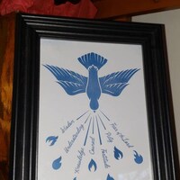 Holy Spirit Prayer by St Augustine, Catholic Home Print, Pentacost ...