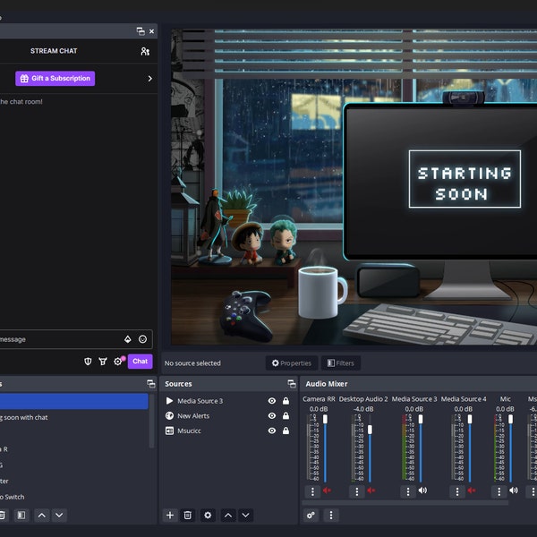 Animated Stream Package | Twitch Animations | Twitch Overlay Lofi ...