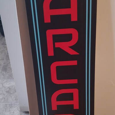Arcade Sign Vertical Gamer Gift Custom Arcade Decor Game - Etsy