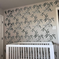 Nature's Garden Wall Pattern Kit Easy to Use FLORAL WALL - Etsy