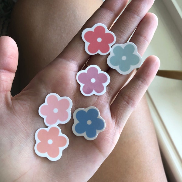 Mini Flower Stickers - Etsy