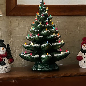 Large Ceramic Christmas Tree Replacement Base Tree Base Glazed in Any ...