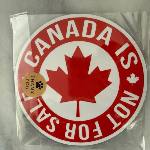 We Are Canadian Elbows Up! Angry Beaver Flying Goose Bumper Sticker ...