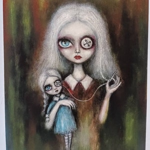 VOODOO DOLL Victorian Big Eye Gothic Voodoo Fairy Limited - Etsy