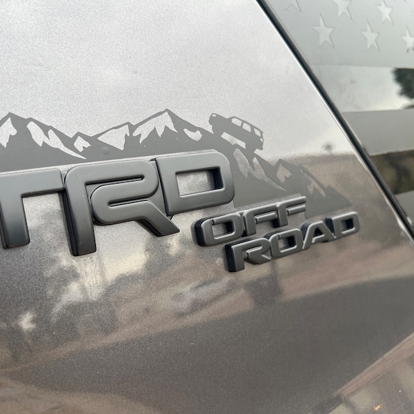 4runner Mountain Decal, 4runner Vinyl, 4runner Decal, 4runner Badge ...