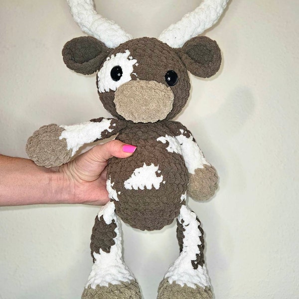 Longhorn Crochet Pattern Longhorn Cow Pattern, Amigurumi Longhorn Cow ...