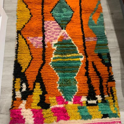 Vintage Moroccan Runner Rug Hallway Runner Rug Moroccan Berber Runner ...
