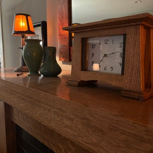 Arts and Craftsman Clock, Ivory Dial - Etsy