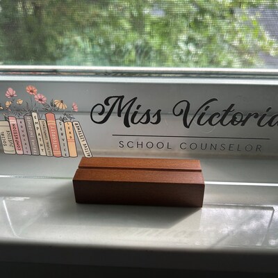 Custom Teacher Sign, Teacher Desk Sign, Teacher Name Plate for Desk ...