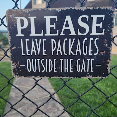 Please Knock and Wait Before Entering Thank You Sign Metal Indoor or ...