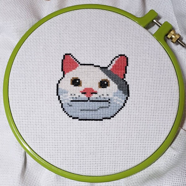 Grumpy Cat Meme - Cross Stitch Pattern - Funny Embroidery Chart ...