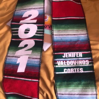Graduation Sarape Sash vinyl - Etsy