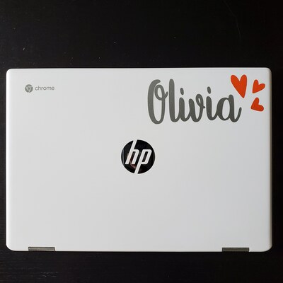 Laptop Stickers Laptop Decal Computer Decal Name Laptop Decal Laptop ...