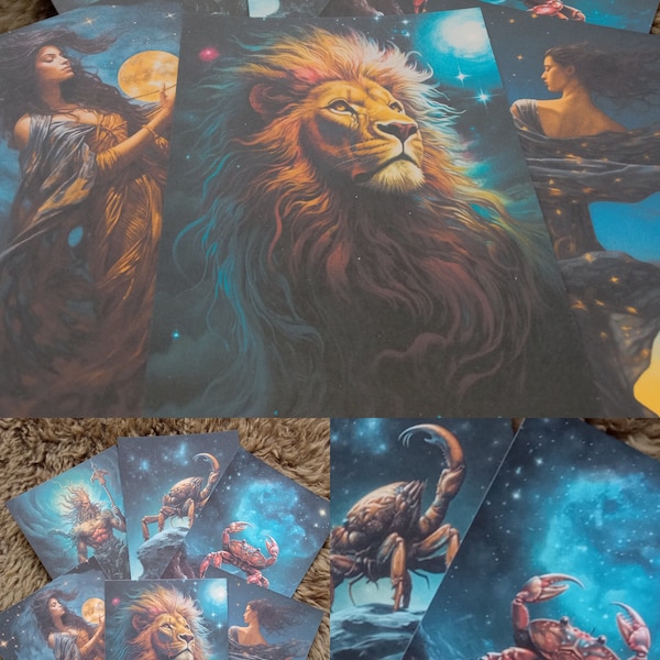 Traditional Fairy Tale Cards Set 15 Cards Vintage Postcards With Fairy ...