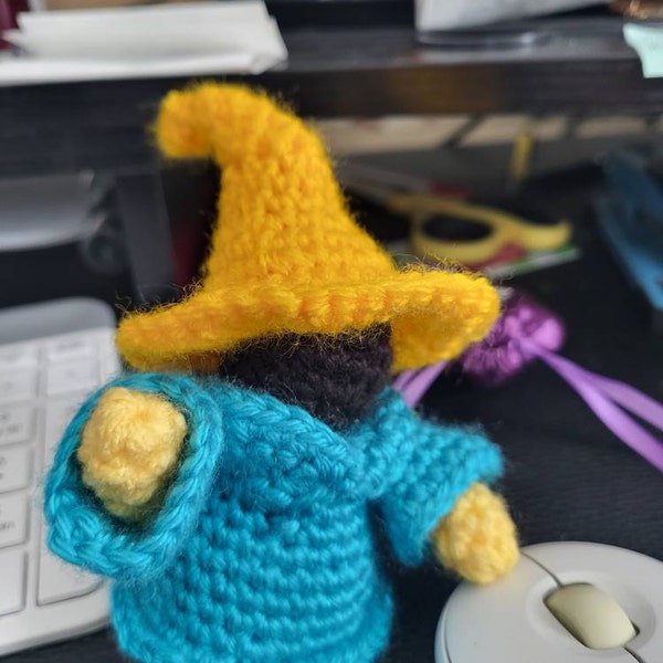 Final Fantasy-inspired Black Mage Amigurumi Doll Crochet Pattern - Etsy