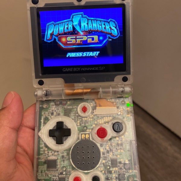 10 Levels High Brightness IPS Backlight Backlit Lcd for Nintendo GBA SP ...