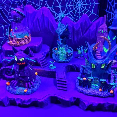 Swamp Cliff Display Platform for Dept 56 or Lemax Halloween Village ...