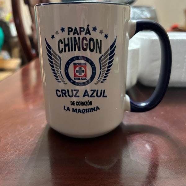 Phone Case, Cruz Azul Papa Chingon, Blue Cross Mexican Soccer Team ...