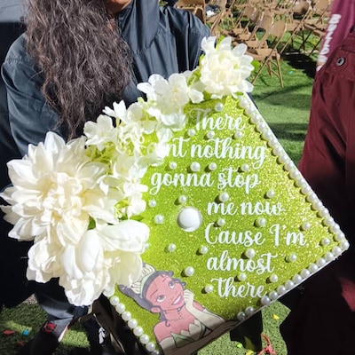 Im There Graduation Cap Topper Princess Tiana - Etsy