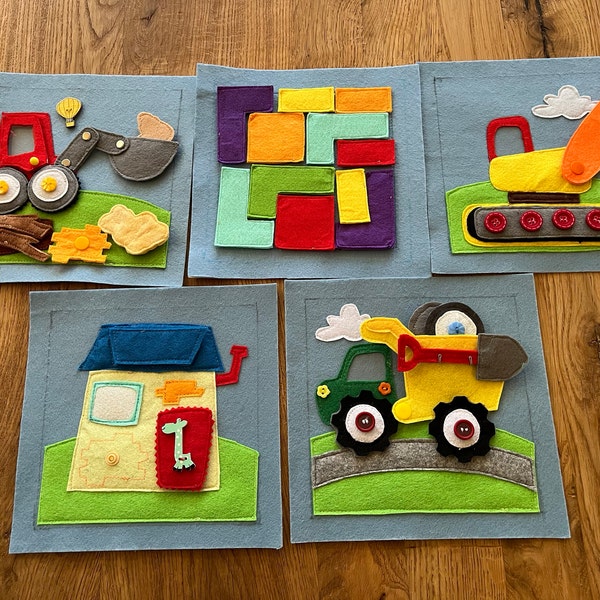 TRANSPORT Quiet Book PDF Pattern for Toddlers Activity, Busy Book ...