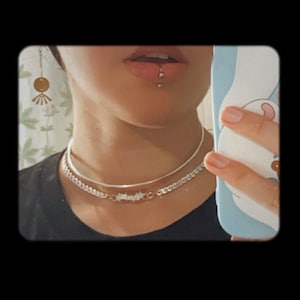 Solid Sterling Silver Neck Cuff, Sterling Silver Neck Collar, Eternity ...