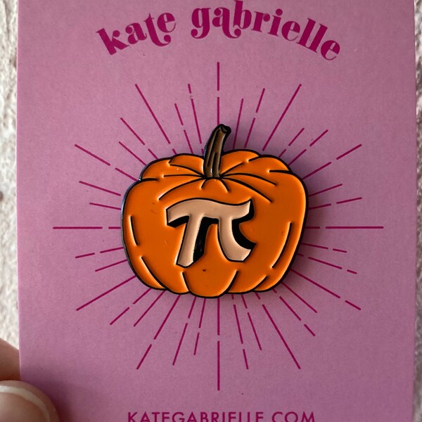 Pumpkin Pi Autumn Fall Halloween Enamel Lapel Pin - Etsy