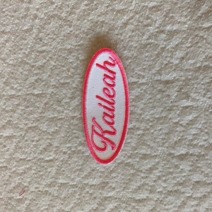 Custom Vintage Style Name Tag-choice of Color - Etsy