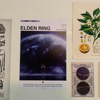 Elden Ring 2022 for Ps5 Video Game Poster, Minimalist, Ranni the Witch ...