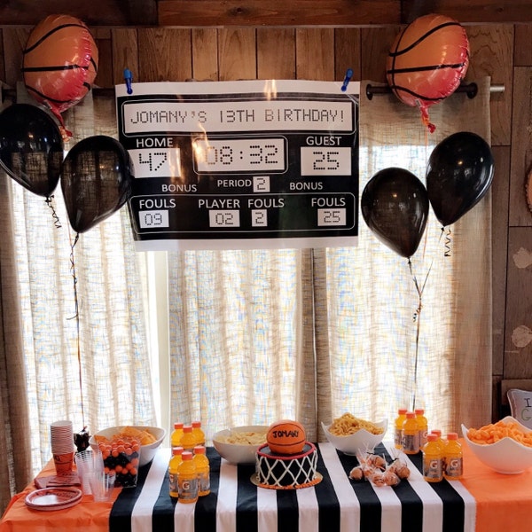 DIY Baseball Scoreboard: Baseball Birthday Party Decoration Scoreboard ...