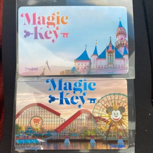 Disneyland Magic Key Card - Etsy