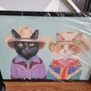 Cowboy Cats Art Print - Ginger Cat Cowboys Wall Art - Colorful Eclectic ...
