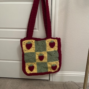 PATTERN Crochet Strawberry Tote Bag PDF Pattern by Livirosemakes ...