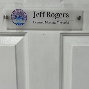 Wall Sign Name Plate Door Name Plate Office Gifts Executive Sign Wall ...