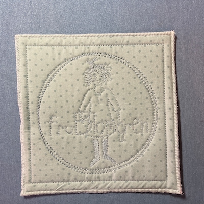 DIY Pressing Cloth With Frublomgren Logo, ITH Design for Making Your ...