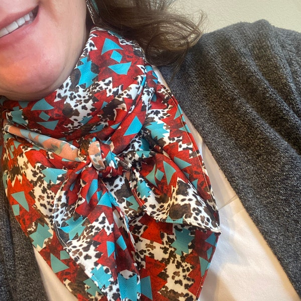 Wildrag the Roy Rogers Neckerchief Bandana Satin Scarf western Scarf - Etsy