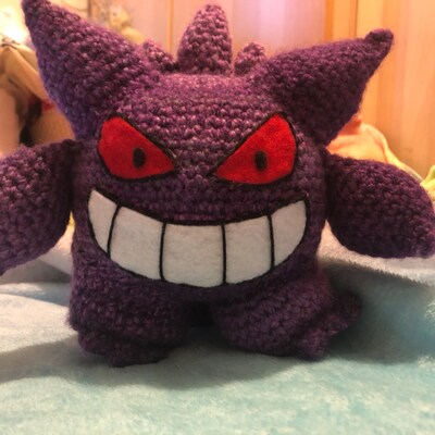 CROCHET PATTERN Gengar Amigurumi Pokemon PDF File English, French - Etsy