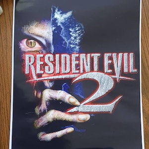 Residence Evil 2 Zombie Face V2 Premium Poster vectorized Design - Etsy