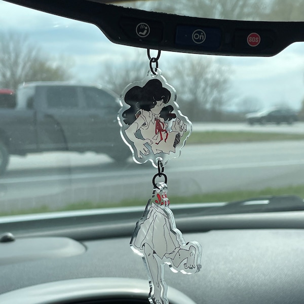 Split Girl Linked Keychain! - Etsy