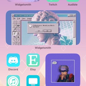120 Mystic Messenger Aesthetic Phone Theme Widgets - Etsy