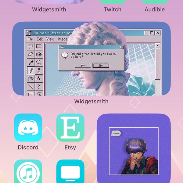 120+ Mystic Messenger Aesthetic Phone Theme Widgets - Etsy