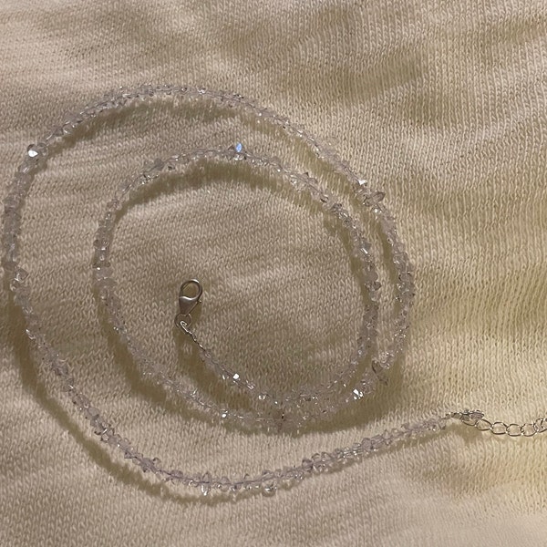 Herkimer Diamond Strand, High Quality Drilled Herkimer Diamond Beads ...