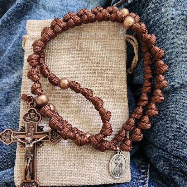 Black Eastern Orthodox Prayer Rope Chotki, 33 Count Barrel Knots. 550 ...