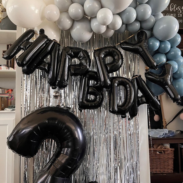 Pacific Balloon Garland Kit With Shades of Blue Slate Blue Dusty Sand ...