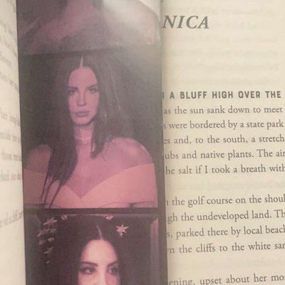 Lana Del Rey Photobooth Laminated Bookmark, Photostrip Bookmark ...